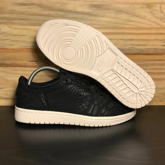 Nike | Shoes | Nike Air Jordan Retro Low Womens Black Python | Poshmark